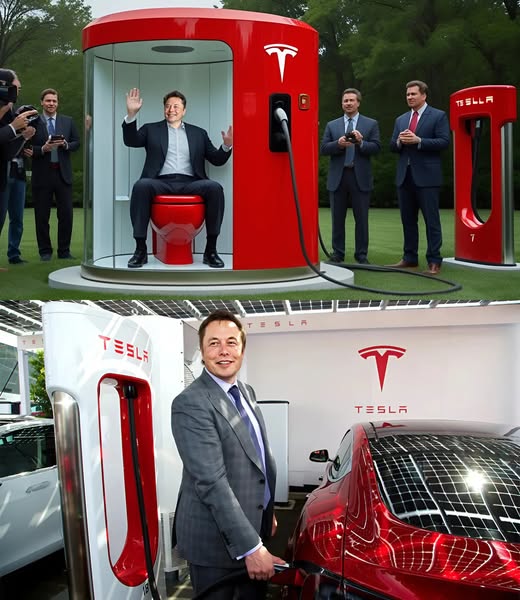 Elon Musk Unveils First $6,000 Electric Tesla Toilet for American ...