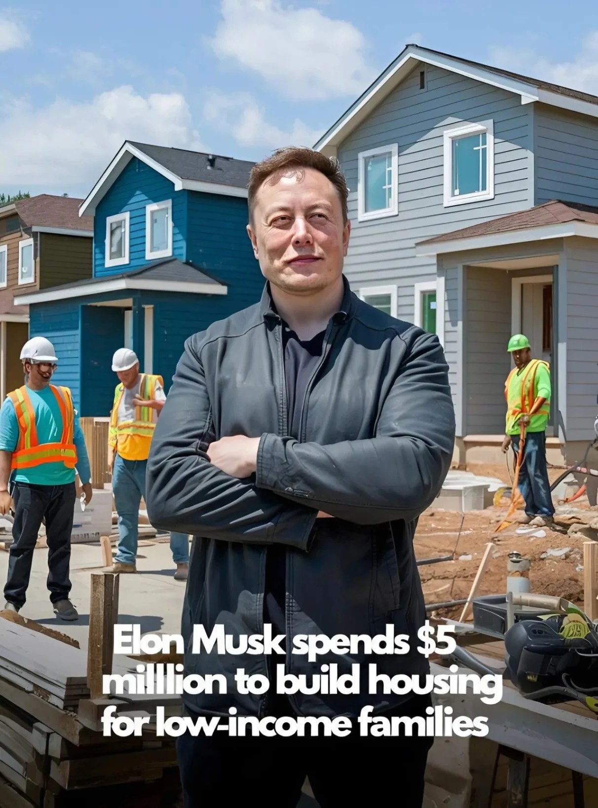 Elon Musk Invests $5 Million in Building Homes for Low Income Families ...